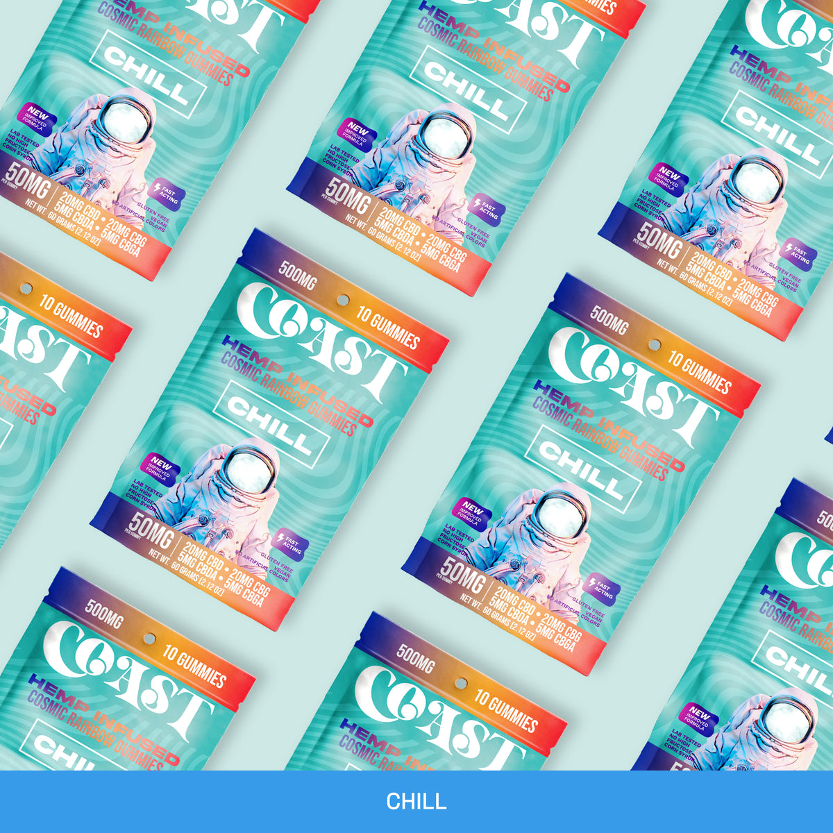 CBD Gummies for Stress and Anxiety | CBD+CBG | 10pk – Coast Smokes